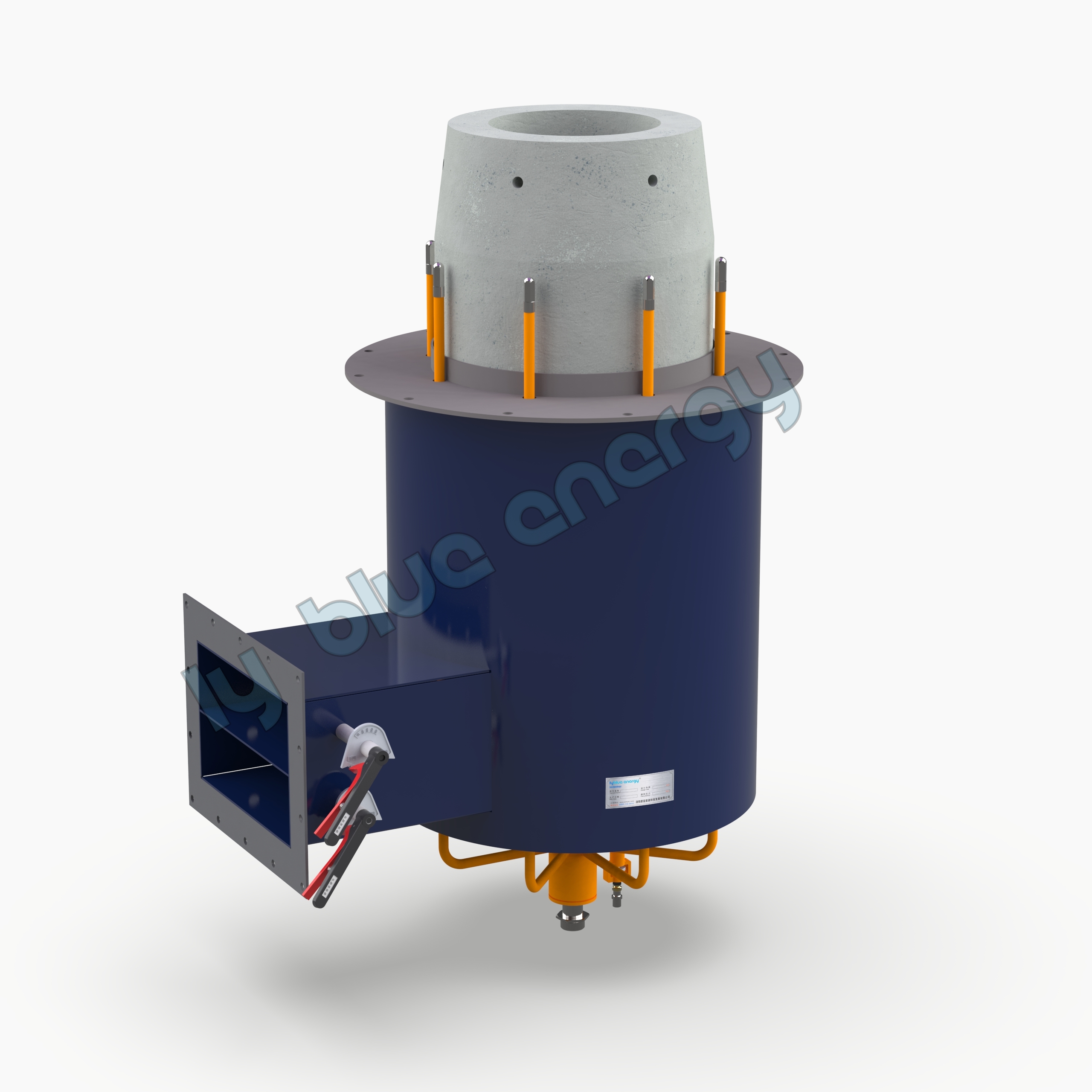 Round Flame Low NOx Burner - Luoyang Blue Energy Technology Development ...